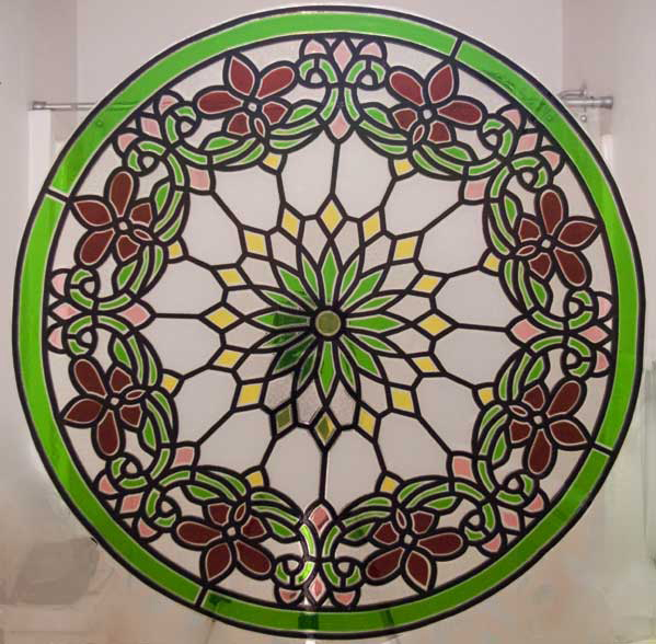 Designer Windows: Stained Glass Overlay Designs for Windows